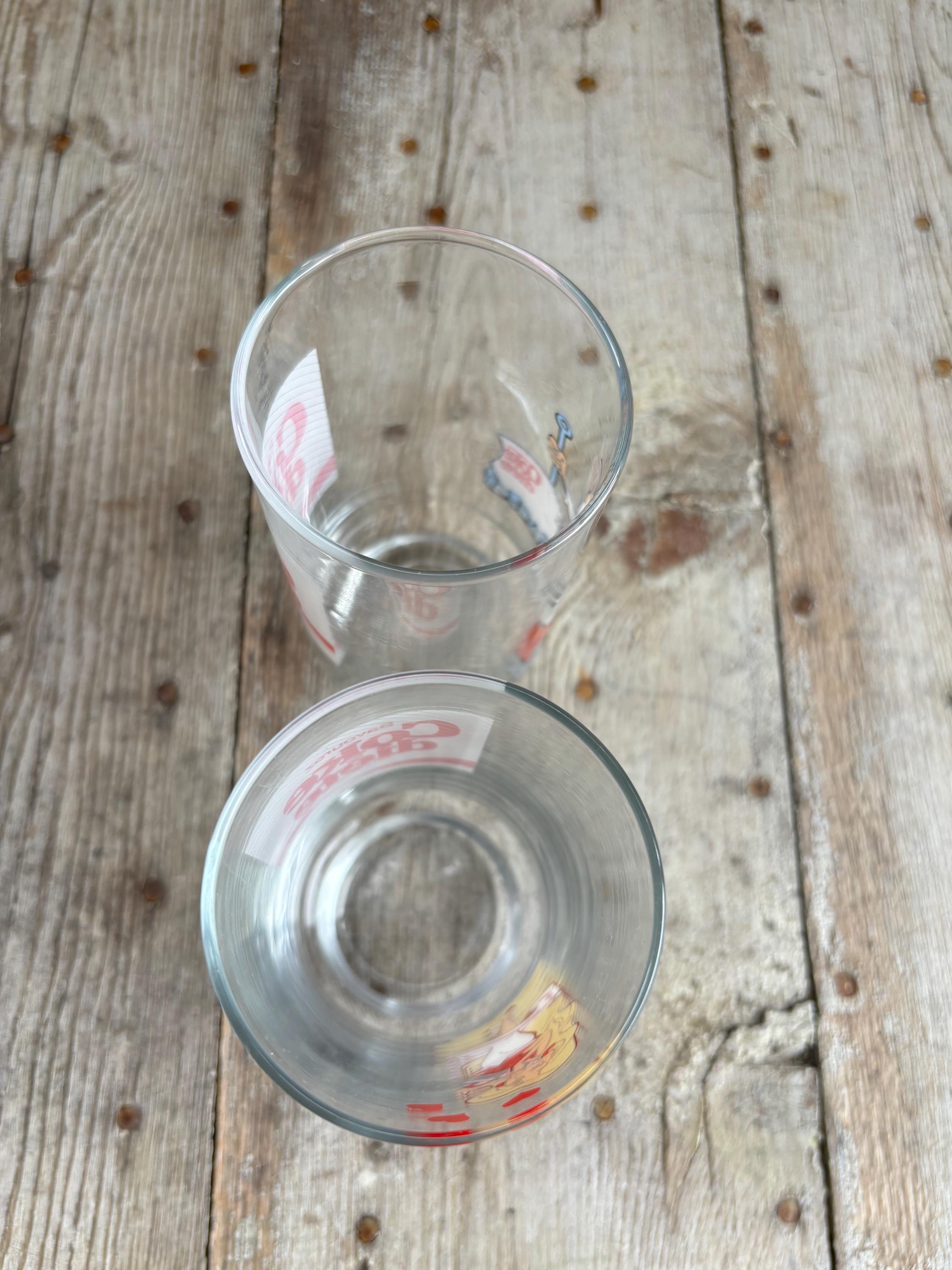 Vintage Coca-cola Light Glass, French Coca-cola Advertising From the ...