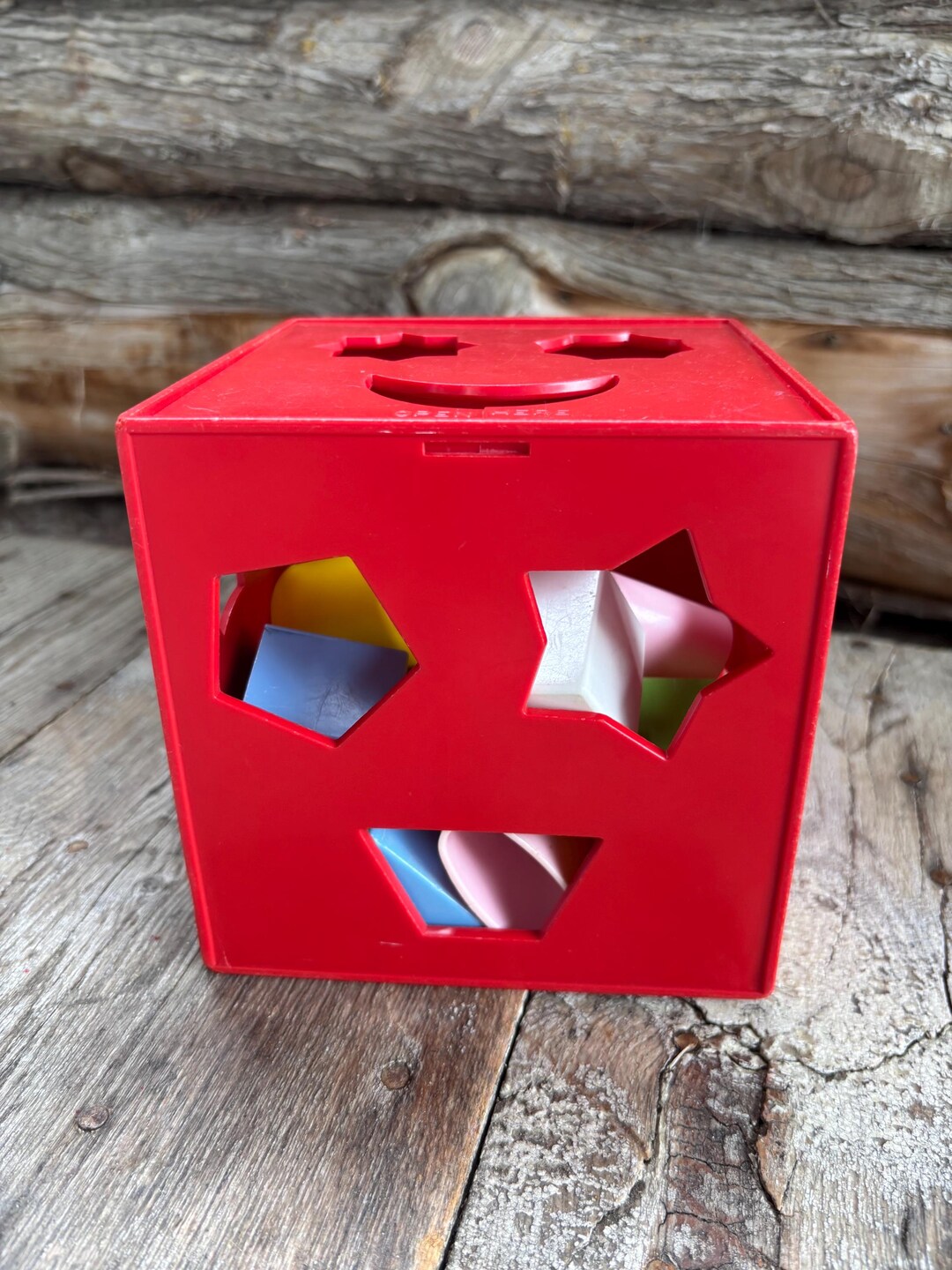Old Plastic Block Toy for Children From the 70s With 17 Blocks. Missing ...