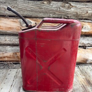 Vintage 1960’s US USMC Red Metal Gas Can Jerry Jeep 5 Liter MILITAR. - Etsy