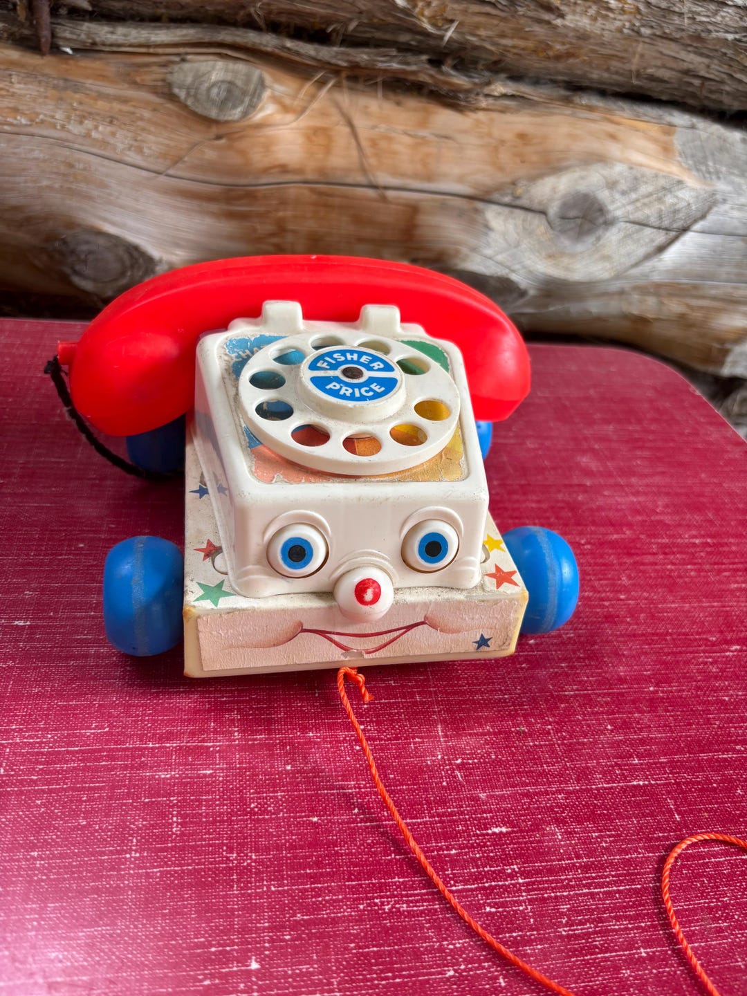 Fisher Price Phone, Chatterbox Phone, Vintage Toy Phone, Pull Toy, Old ...