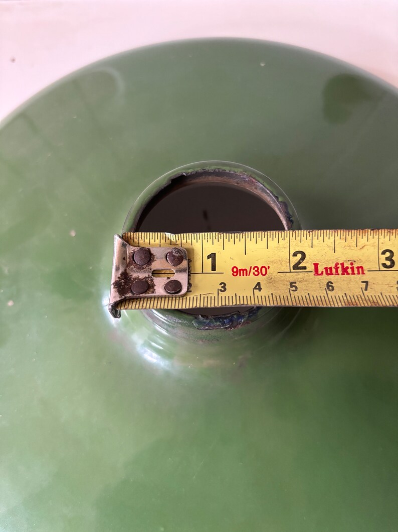 Vintage Abolite Green Porcelain Enamel Barn Light, Industrial Light ...