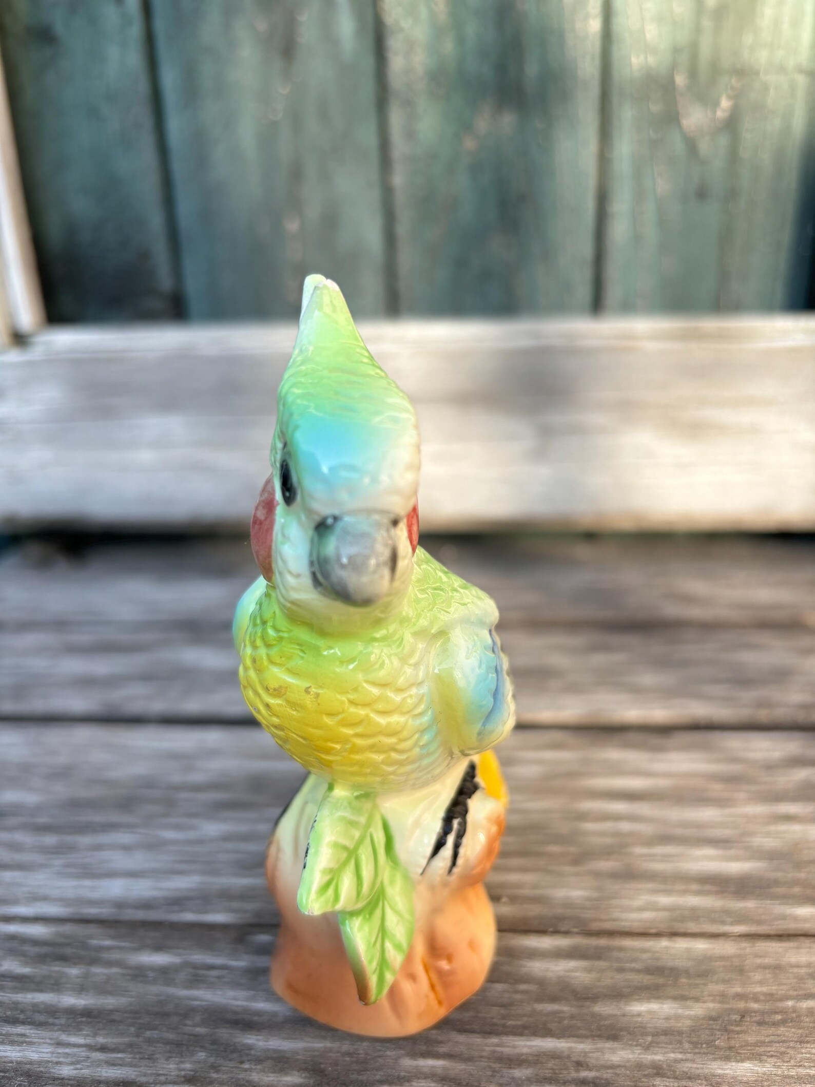 Ceramic Parrot Cockatoo Japan Vintage. Chipped. - Etsy
