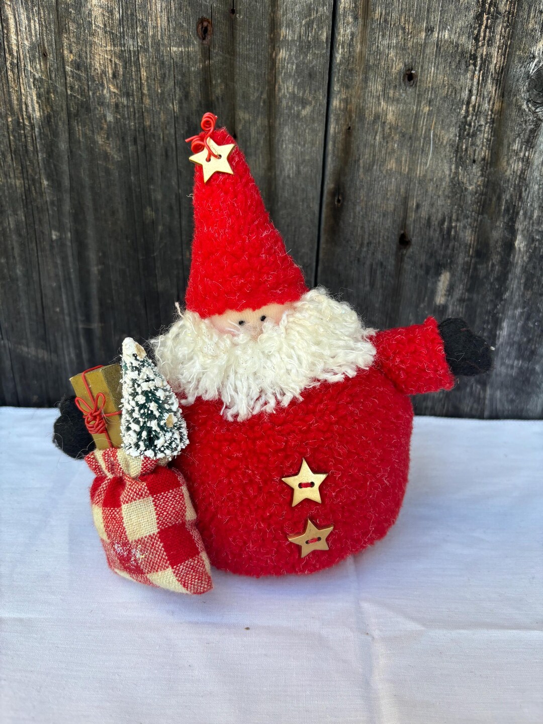 Russ Berrie Santa Claus 8" Judy Lynn Collection Stuffed Plush. - Etsy