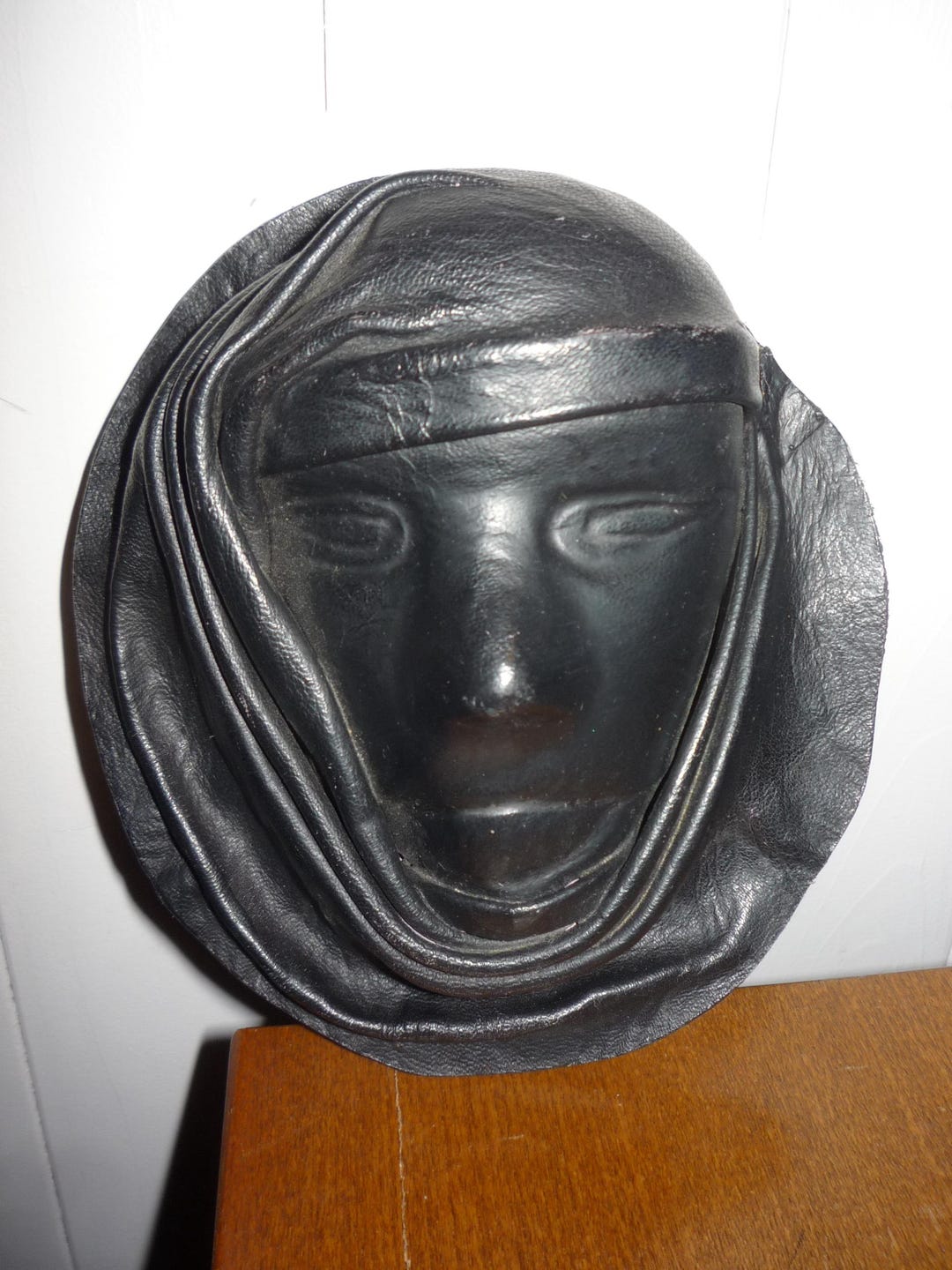 Vintage Leather Mask-sculpture- 3D Face-handmade, Wall Decoration. - Etsy