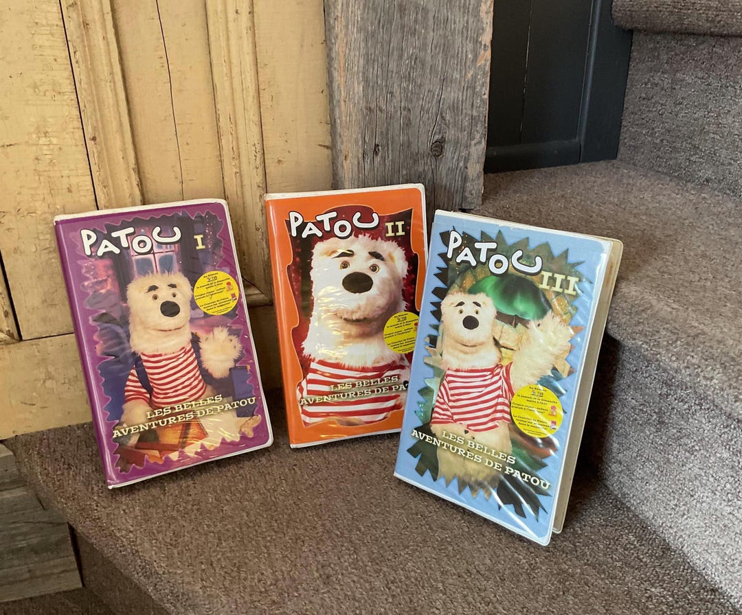 The Beautiful Adventures of Patou. 1 - 2- 3- VHS. French Version. - Etsy