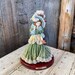Vintage Hand Painted Victorian Young Lady Resin Figurine Louis Dionne ...