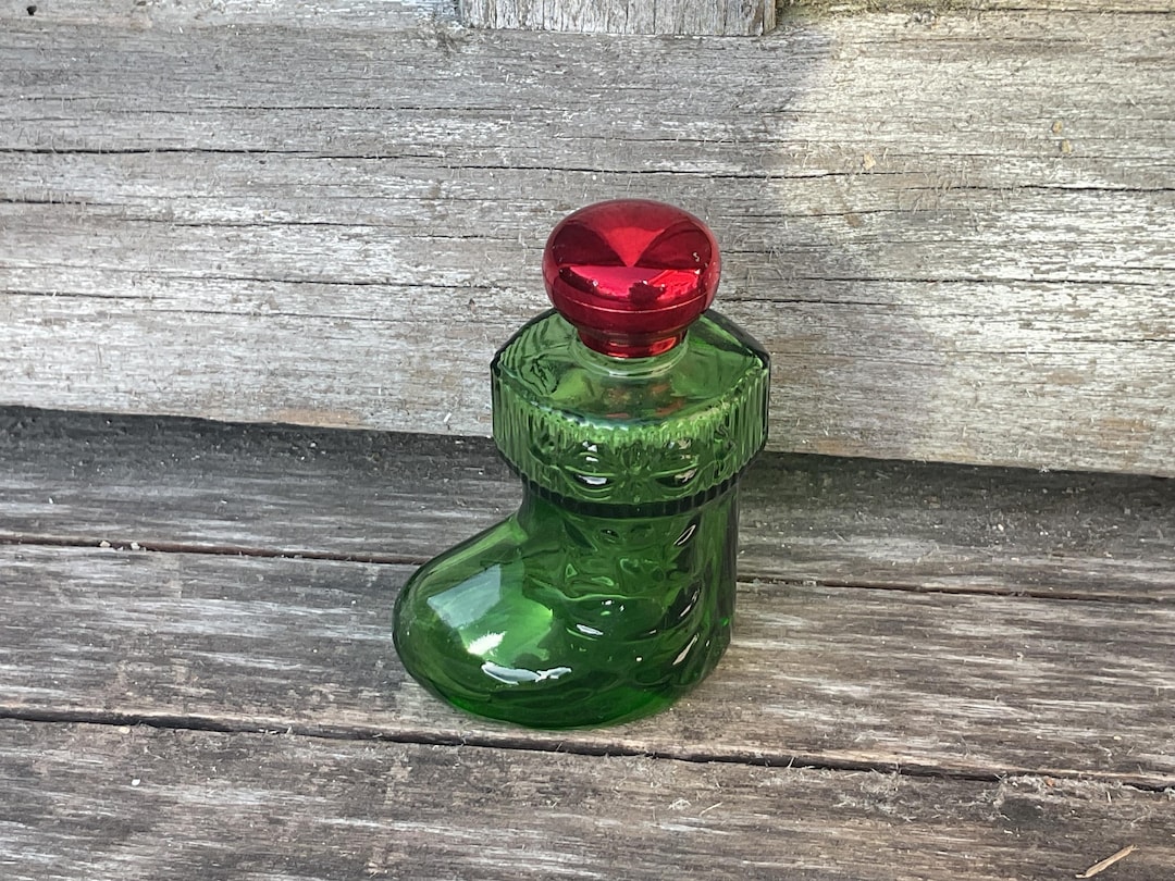 Adorable Vintage AVON Christmas Boot Stocking Shaped Perfume Bottle. - Etsy