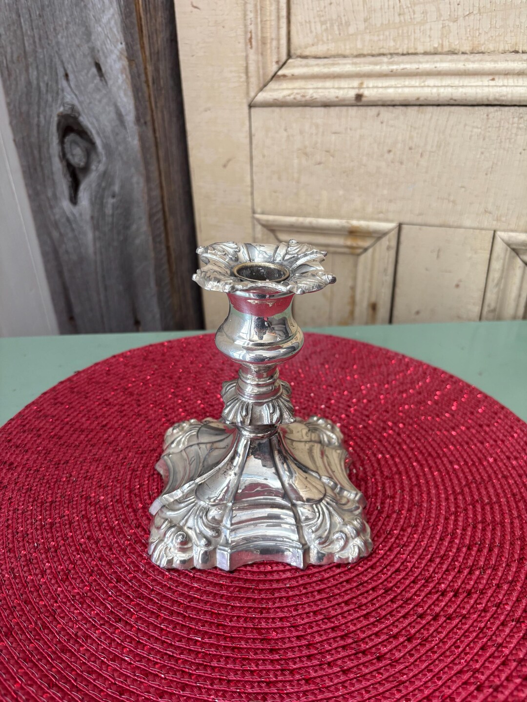 Vintage Coronet Silver Plate Candle Holder. - Etsy