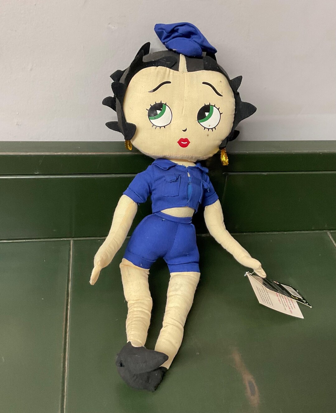 Betty Boop Police Officer Kelly Toy Stuffed Plush Toy 2012 Vintage 17 ...