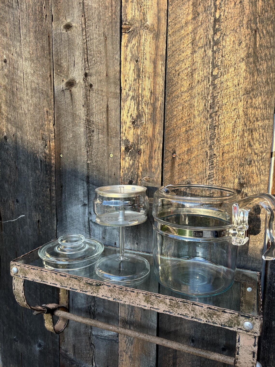 Pyrex Flameware Complete Percolator 9 Cup Glass Stove Top Pyrex Coffee ...