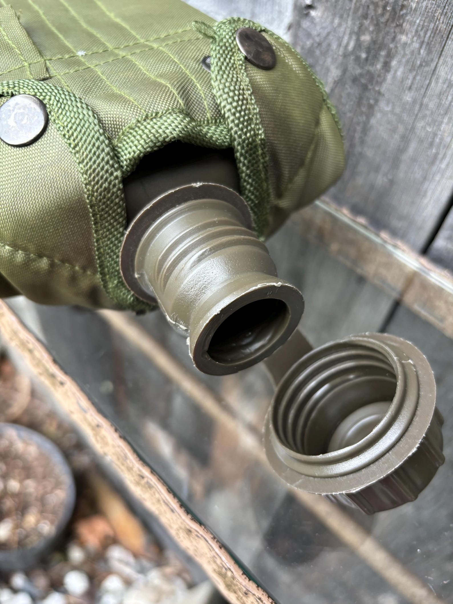 Vintage Army Water Jug With Thermal Cover and Carriers, Green. - Etsy