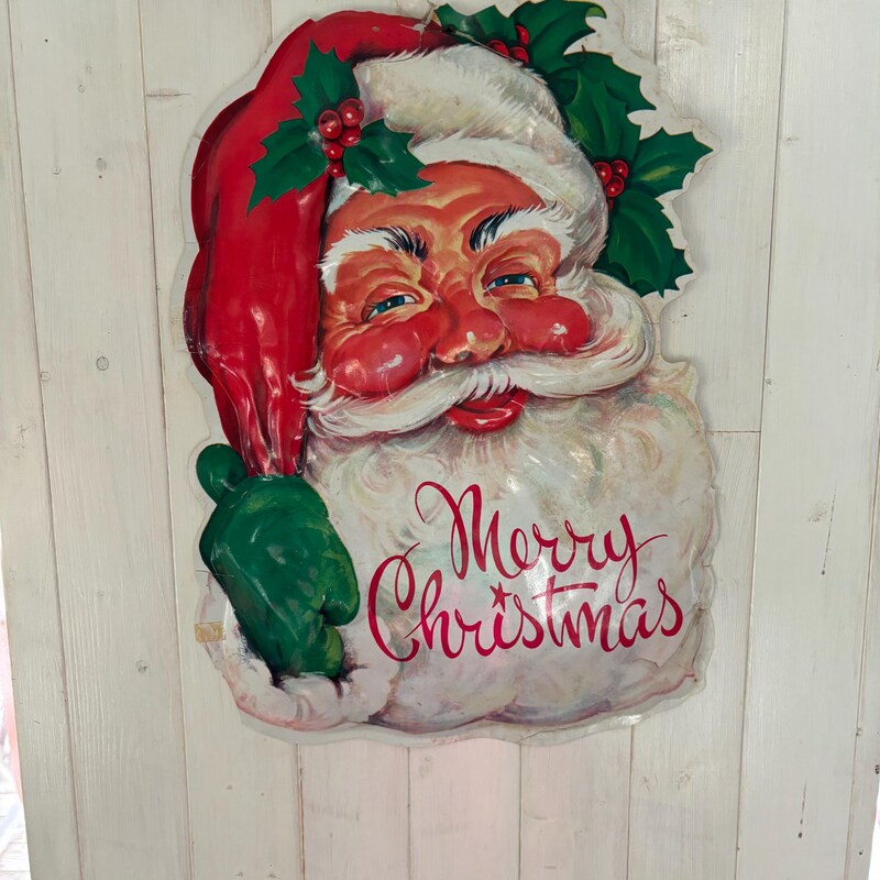 Santa Head Wall Hanging - Etsy