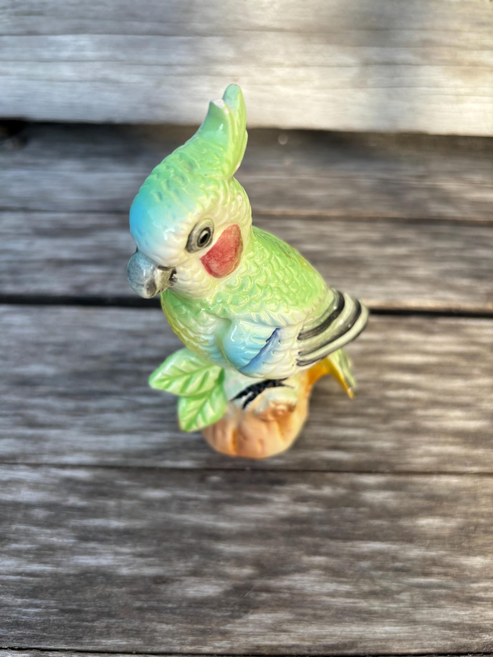 Ceramic Parrot Cockatoo Japan Vintage. Chipped. - Etsy