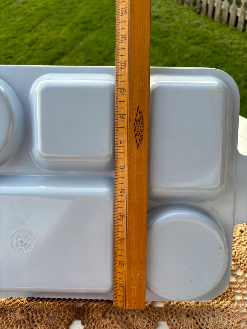 Vintage Lunch Tray School Cafeteria Blue Melamine. Made in Canada. - Etsy
