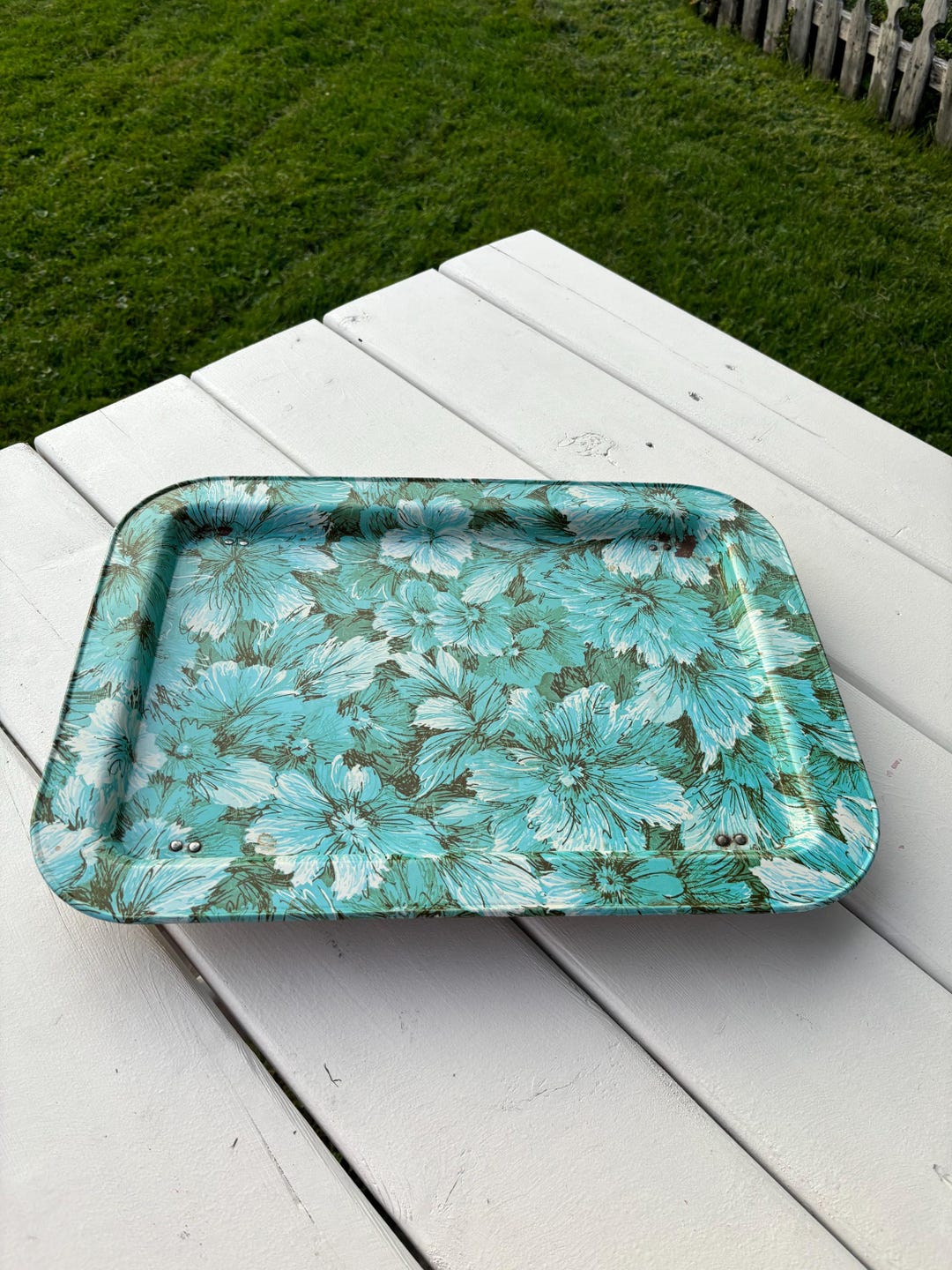 Vintage TV Tray Marshallen Metal Lap Bed Serving Tray MCM 1969. - Etsy