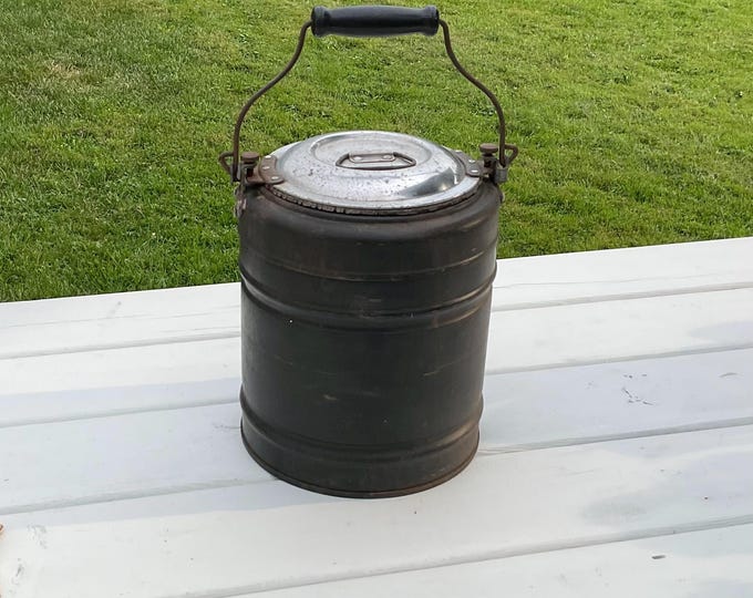 Lunch Pail -railroad / Miner Lunch Bucket 1917 Lunch Box - Etsy