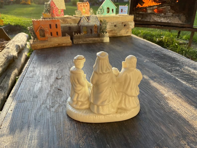 Vintage Nativity Scene Ceramic Nativity Set Porcelain Nativity Set Christmas Nativity Set ...