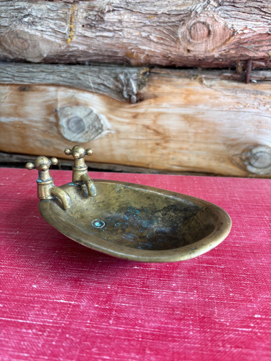 Vintage Brass-look Soap Dish in the Shape of a Bathtub, Soap Holder. - Etsy