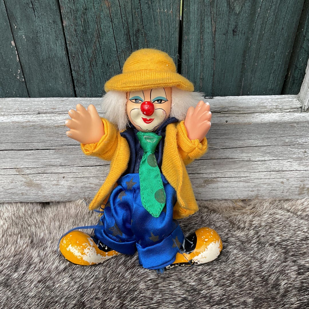 Antique Porcelain, Rare Porcelain Clown. Porcelain Doll. Doll. Clown ...