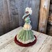 Vintage Hand Painted Victorian Young Lady Resin Figurine Louis Dionne ...