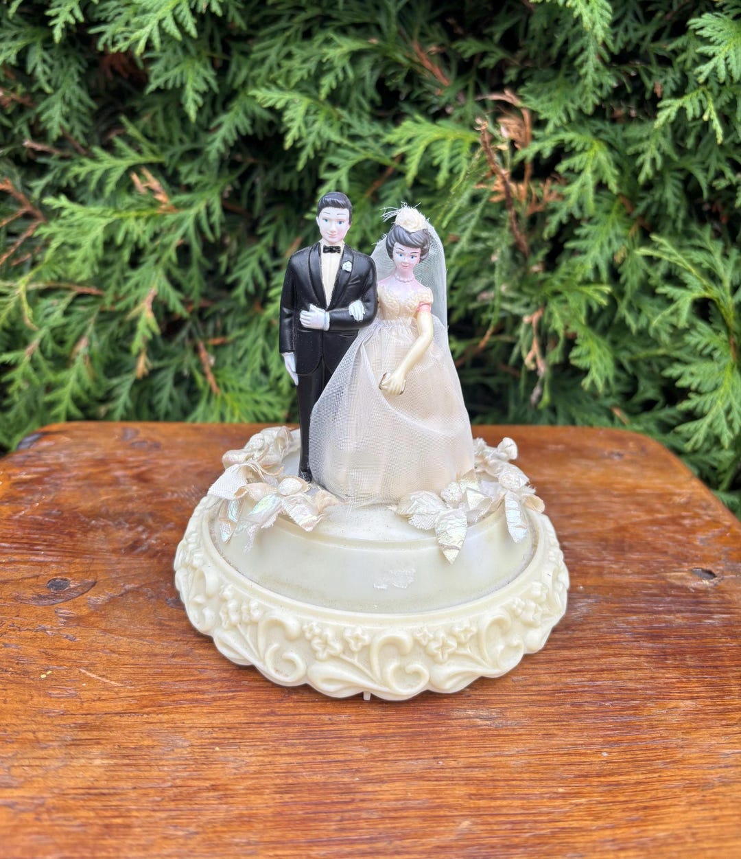 Vintage Wilton 1985 Wedding Cake Topper. Made in Hong Kong. - Etsy