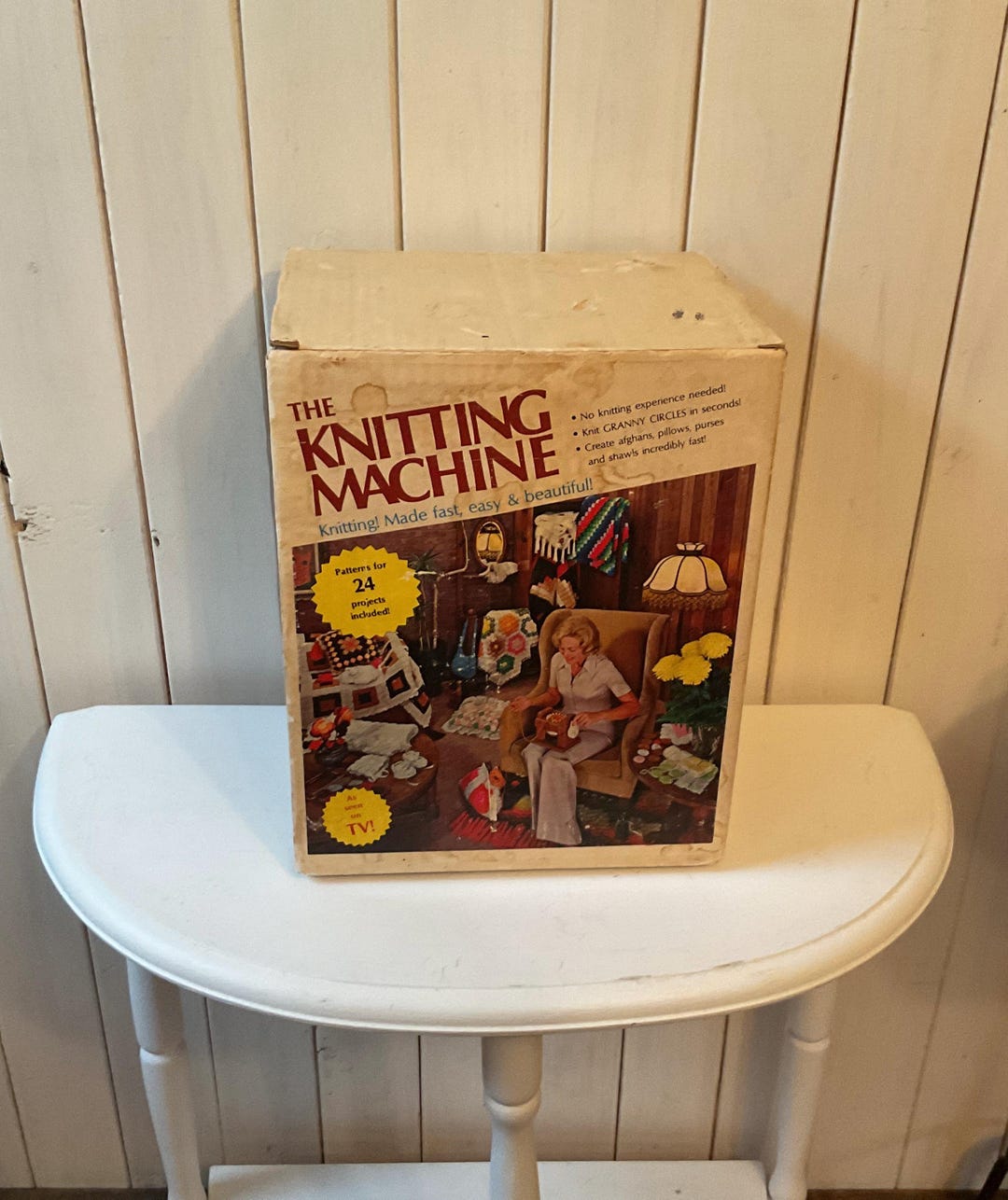Vintage 1974 Mattel Knitting Machine With Nice Original Box and ...