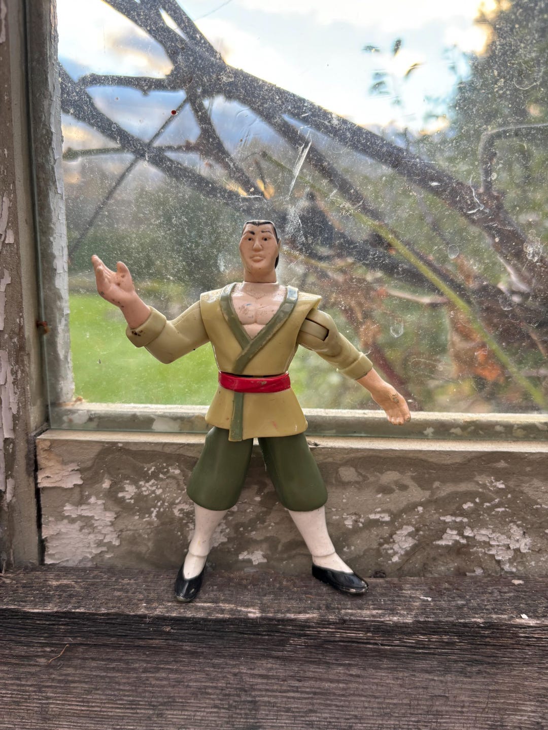 LI SHANG Soldier Disney Mulan 4.5” Action Figurine Plastic Toy. Vintage ...