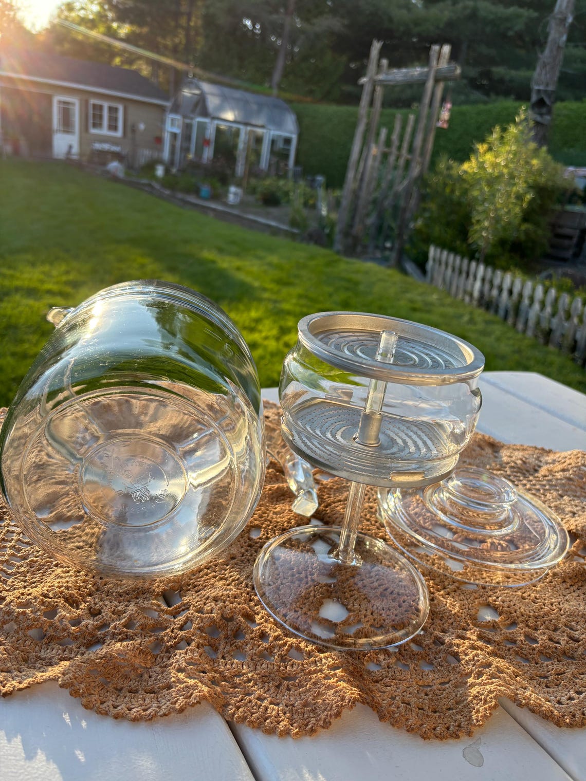 Pyrex Flameware Complete Percolator 9 Cup Glass Stove Top Pyrex Coffee ...