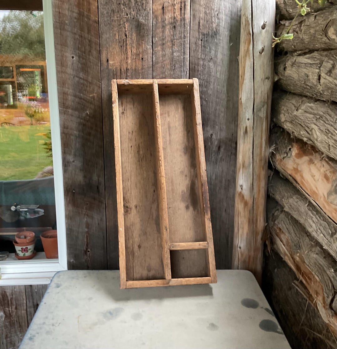 Old Wooden Tool Box. Old Vintage, Carrying Box, Carpenter's Box, Rustic ...