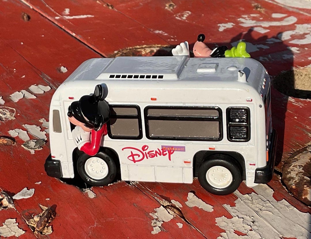 Disney Theme Park Collection Transport Bus Die Cast Vehicle Mickey ...