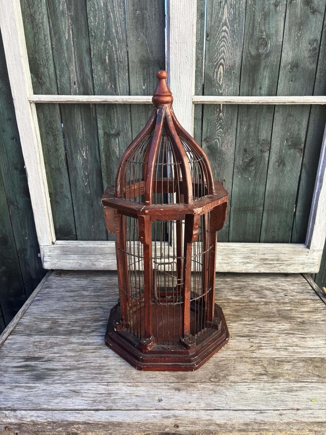 Victorian Wood Bird Cage,wood Birdcage,decorative Bird Cage,octagon ...