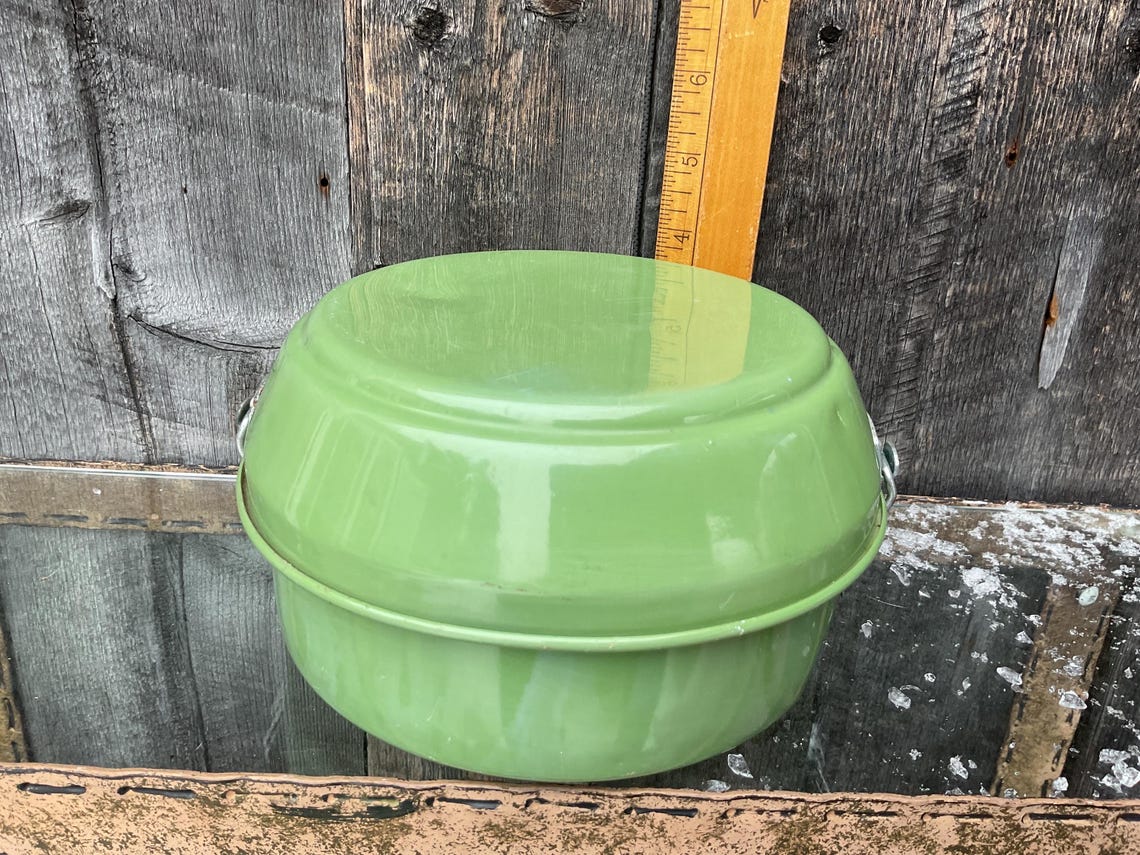 Vintage Mess Kit Nesting 12/76 Aluminum Serves 3 Camping Cooking Hong ...