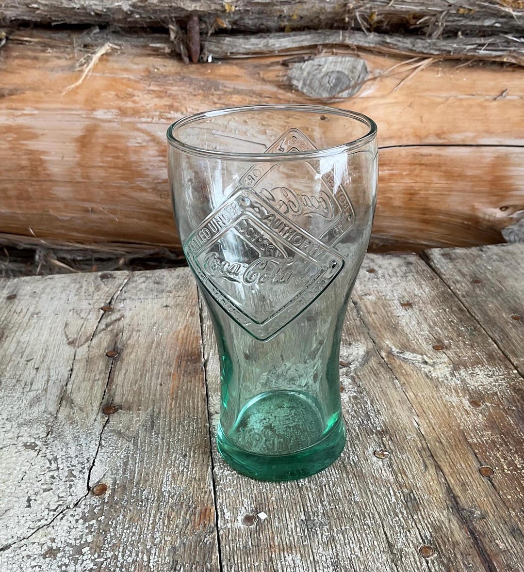 Coca Cola Glass - Diamond Logo 1916. - Etsy