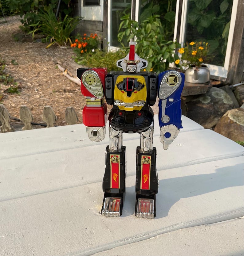 Mighty Morphin Power Rangers MINI NINJA MEGAZORD 1995 Vintage. - Etsy