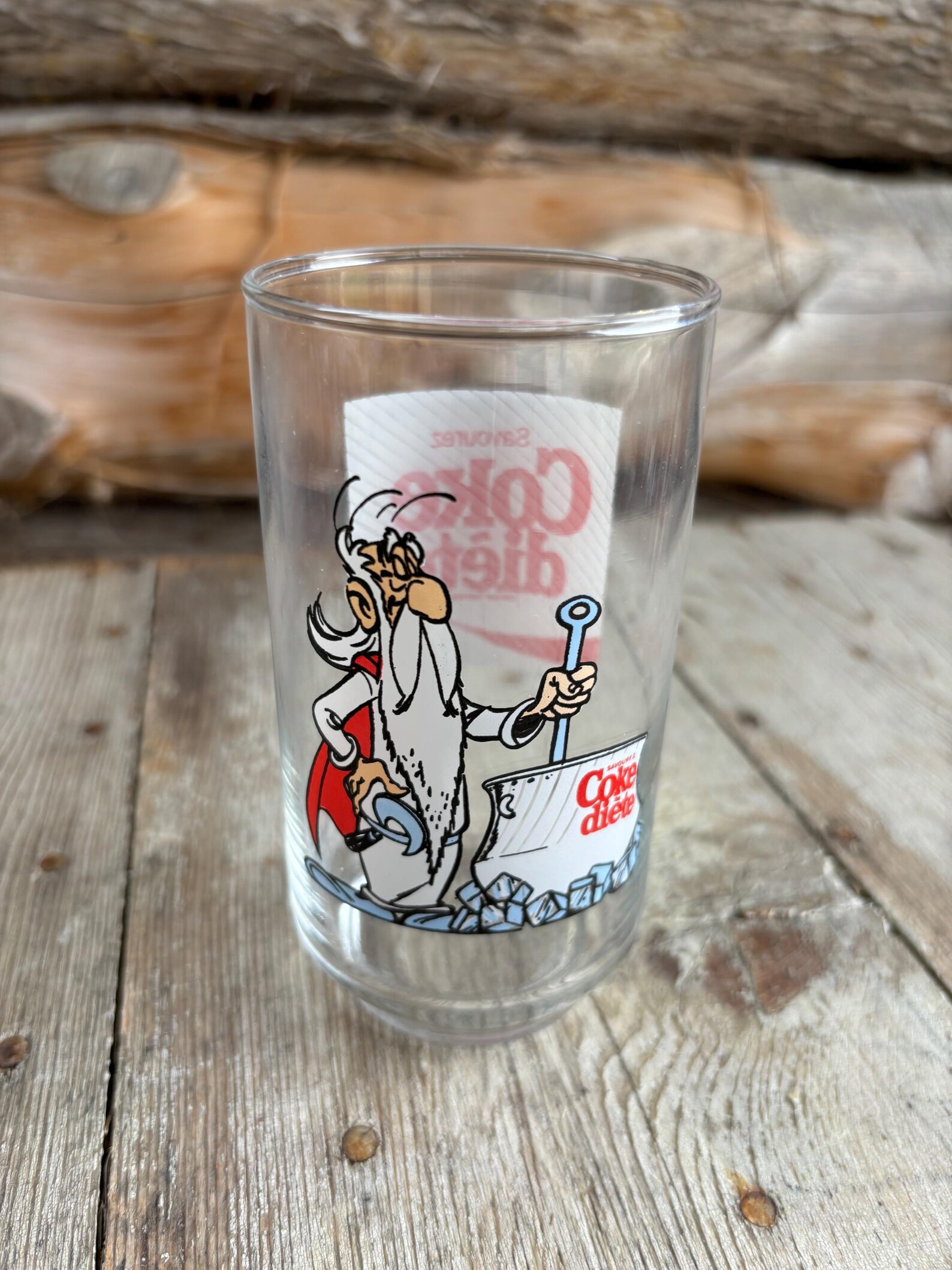 Vintage Coca-cola Light Glass, French Coca-cola Advertising From the ...