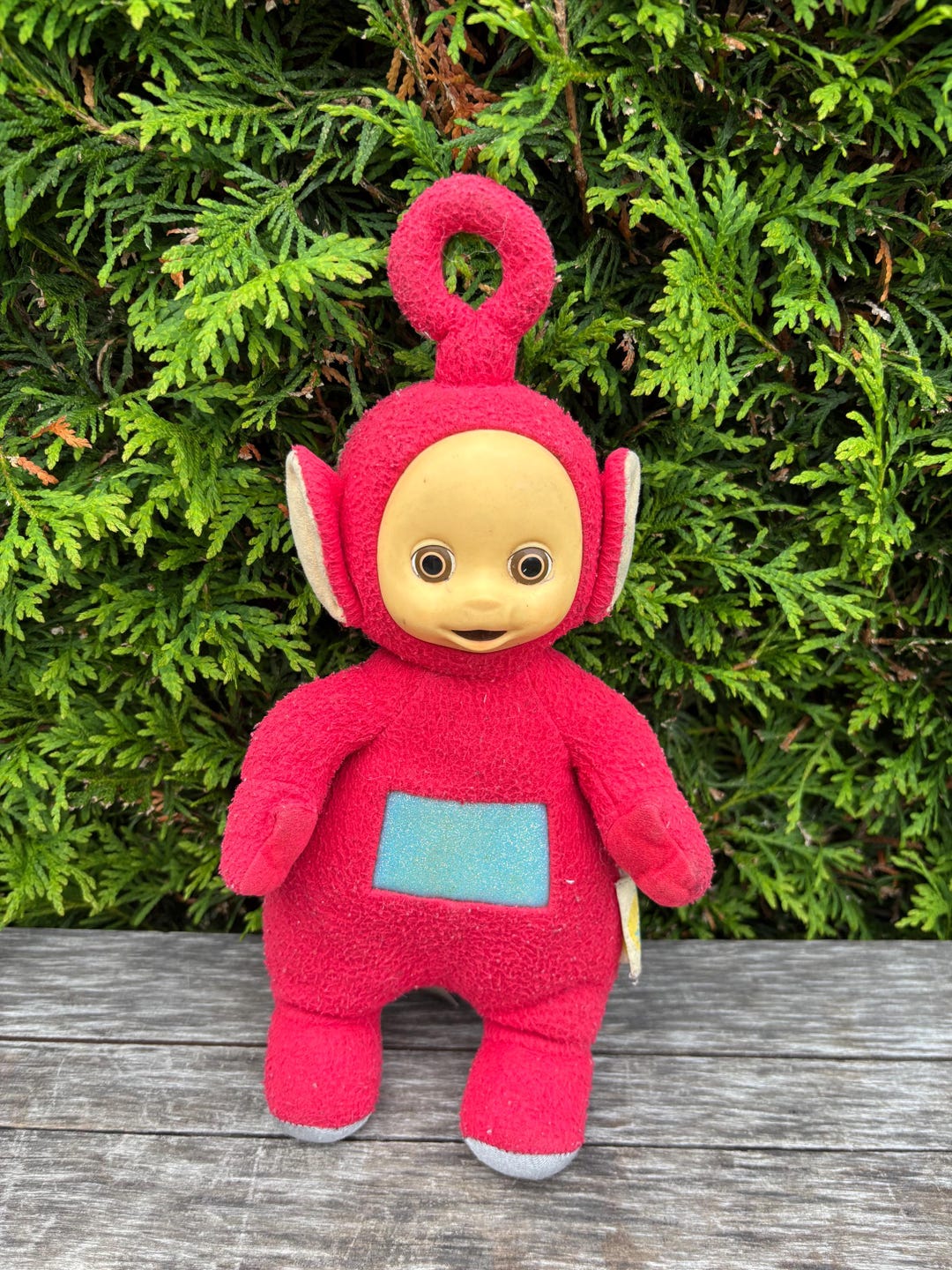 Vintage 13" Red Stuffed Teletubbies Plush Po. Need to Be Clean. - Etsy