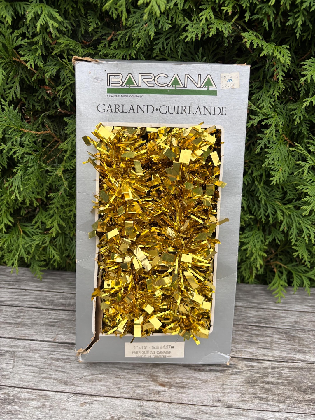 Barcana Vintage Gold Garland. in Its Original Packaging. Made in Canada ...