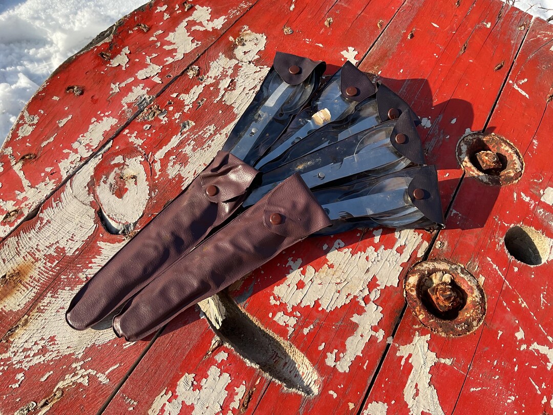CHOOSE… Vintage Camping Fork Knife & Spoon Connected Set Stainless ...
