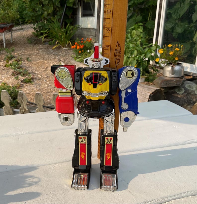 Mighty Morphin Power Rangers MINI NINJA MEGAZORD 1995 Vintage. - Etsy