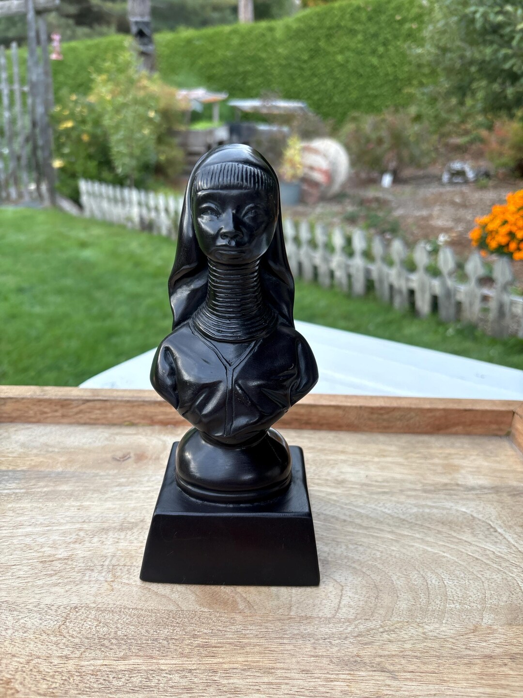 Vintage Thai Chiang Rai, Long Neck, Golden Triangle, Lady, Resin Statue ...