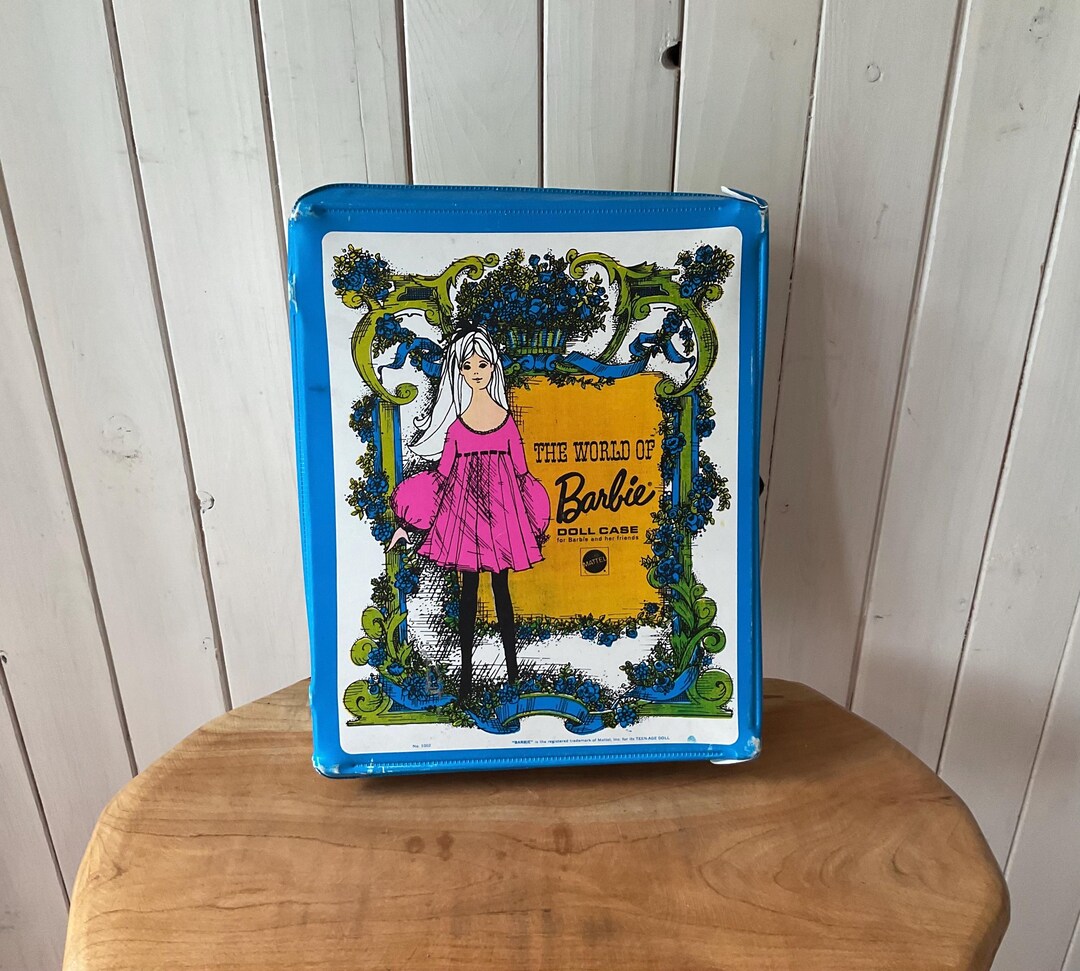 Case for Mattel World of Barbie Doll, Vintage 1968, Carrying Case for ...
