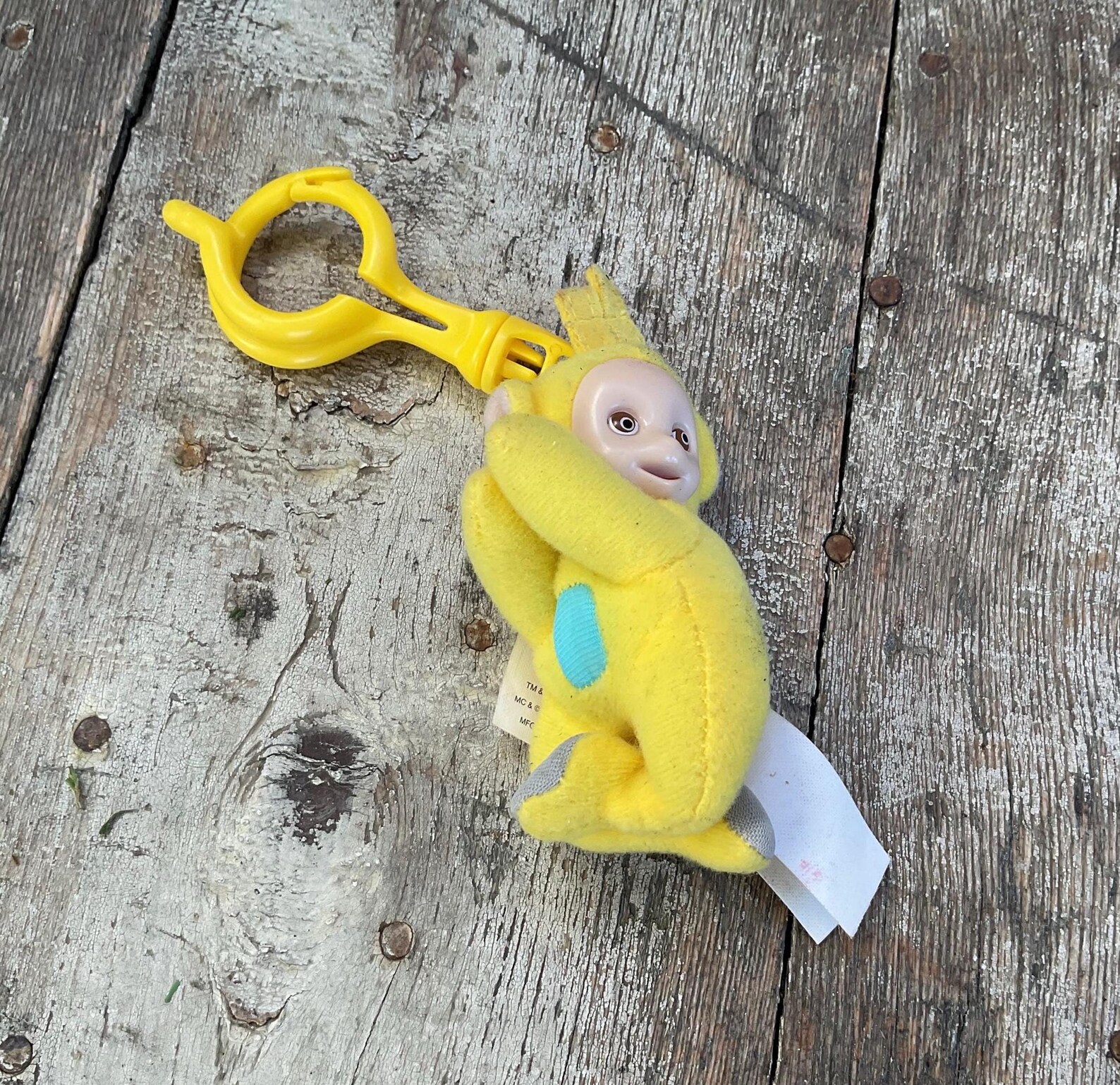 Mcdonalds Happy Meal Toy Yellow Teletubbies Lala Plush Clip Key Chain ...