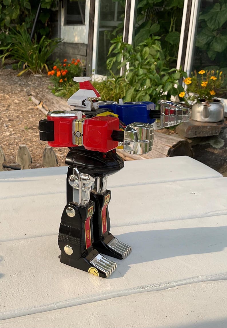 Mighty Morphin Power Rangers MINI NINJA MEGAZORD 1995 Vintage. - Etsy