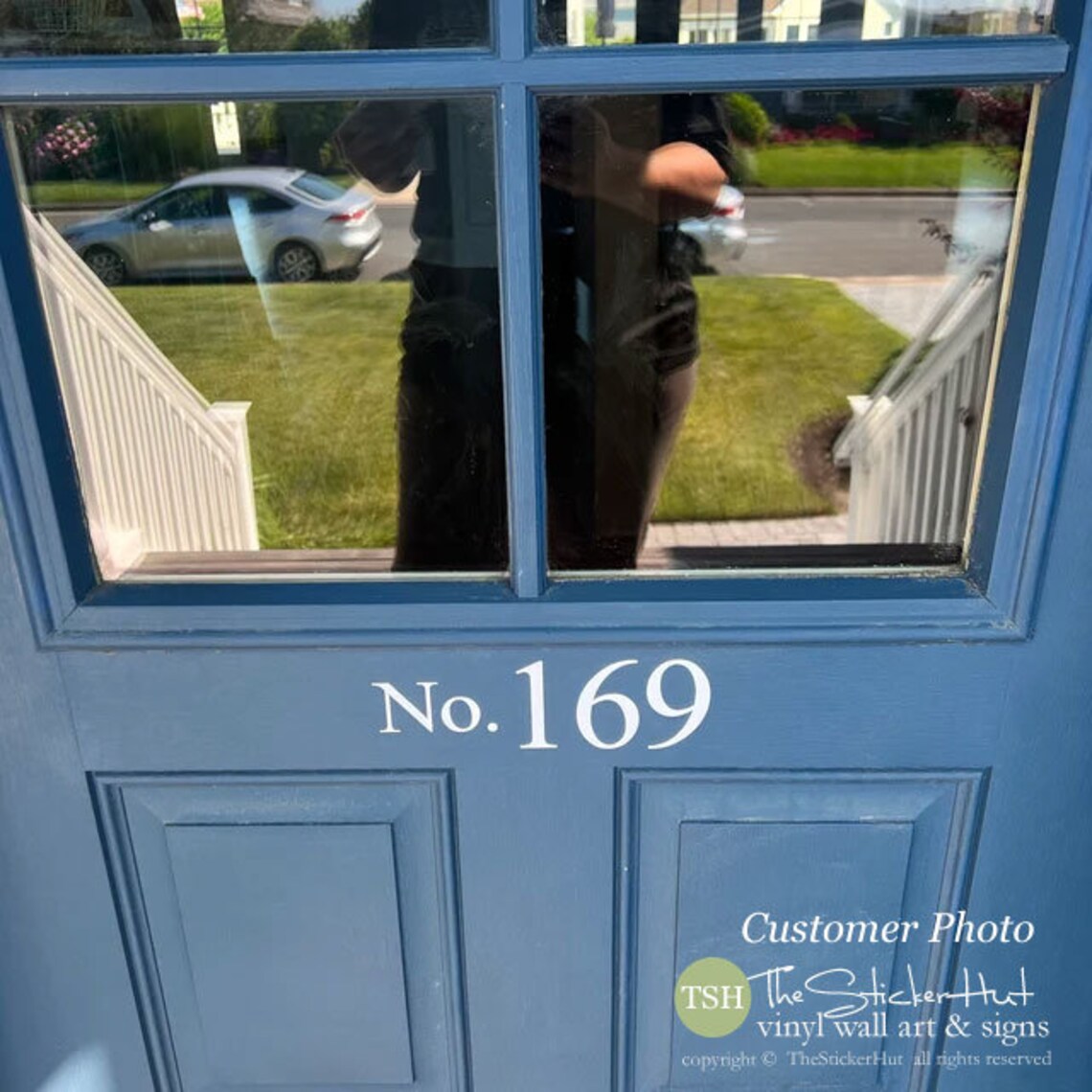 Street Number Front Door Sticker - No With Your House Numbers Front ...