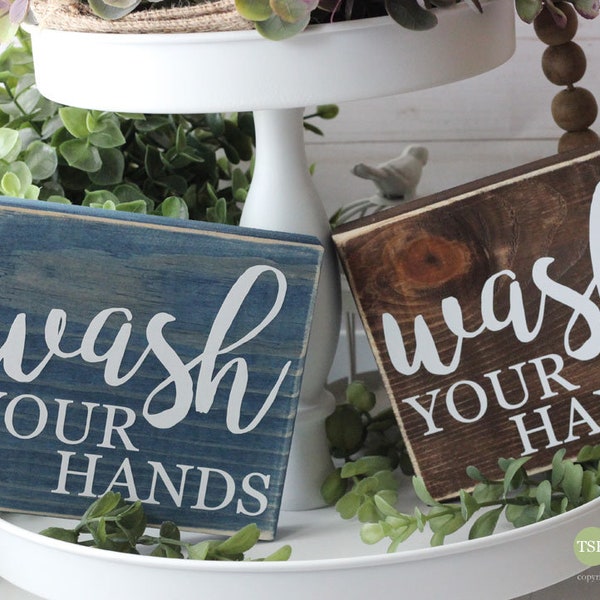 Wash Your Hands Sign - Etsy