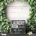 Laundry Sign Mini Block Funny Sign Laundry Room Decor Fluff Fold ...