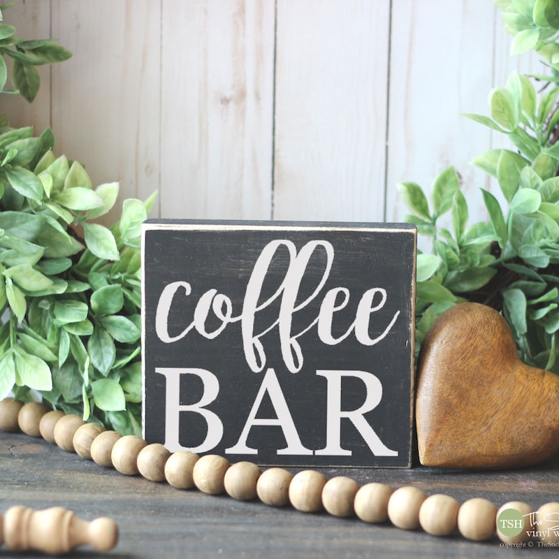 Wooden Coffee Sign - Etsy