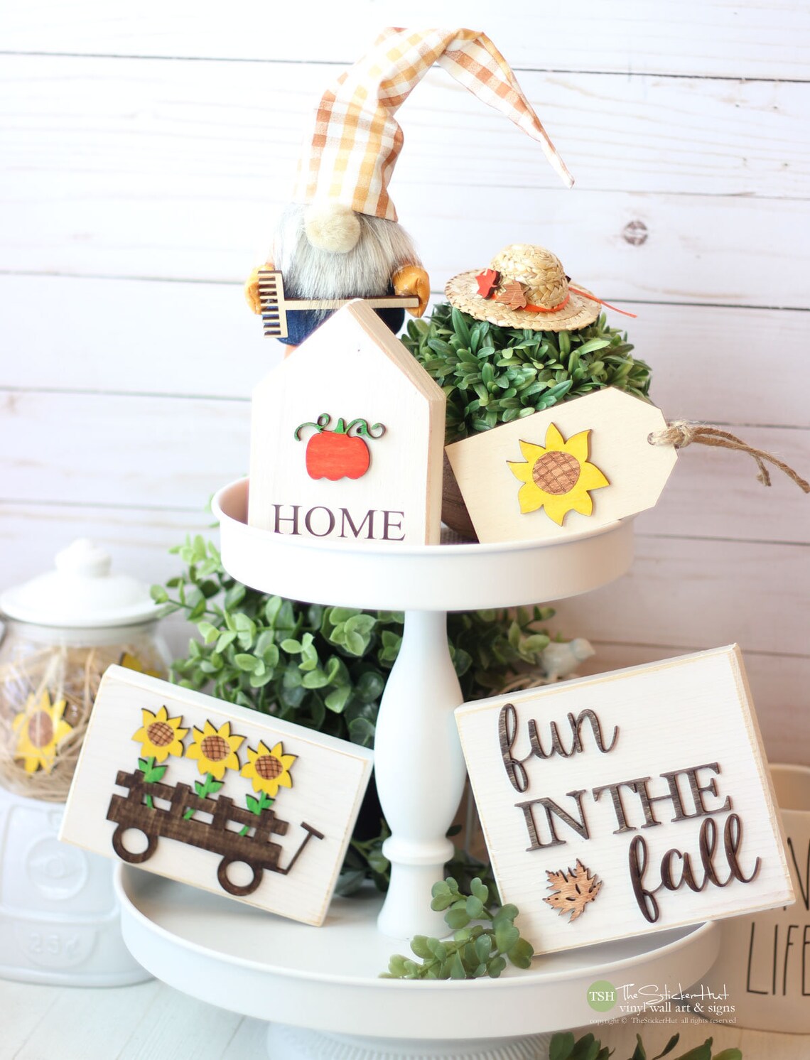 Fall Farmhouse Signs Tiered Tray Set Mix and Match Items | Etsy