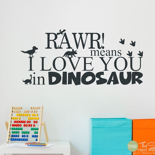 Dinosaur Love Quote - Etsy