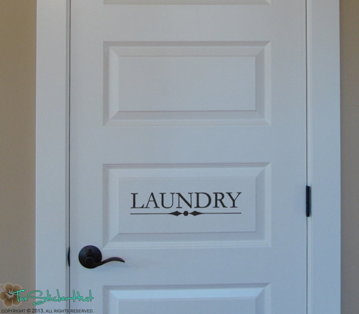 Laundry Laundry Room Vinyl Lettering Home Laundry Decor - Etsy